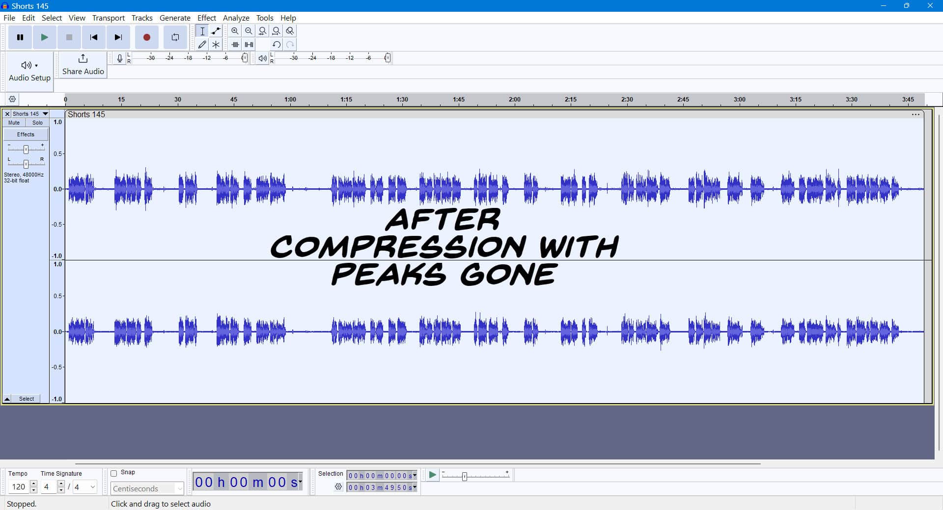 Audio Processing for Voice-overs in Audacity