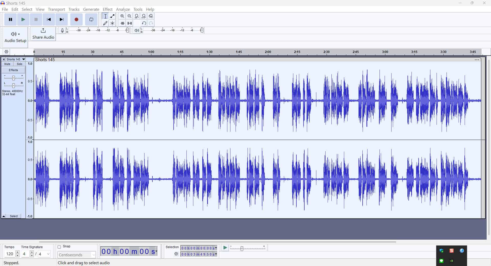 Audio Processing for Voice-overs in Audacity