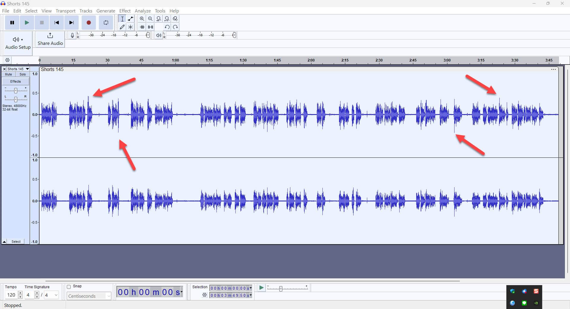 Audio Processing for Voice-overs in Audacity