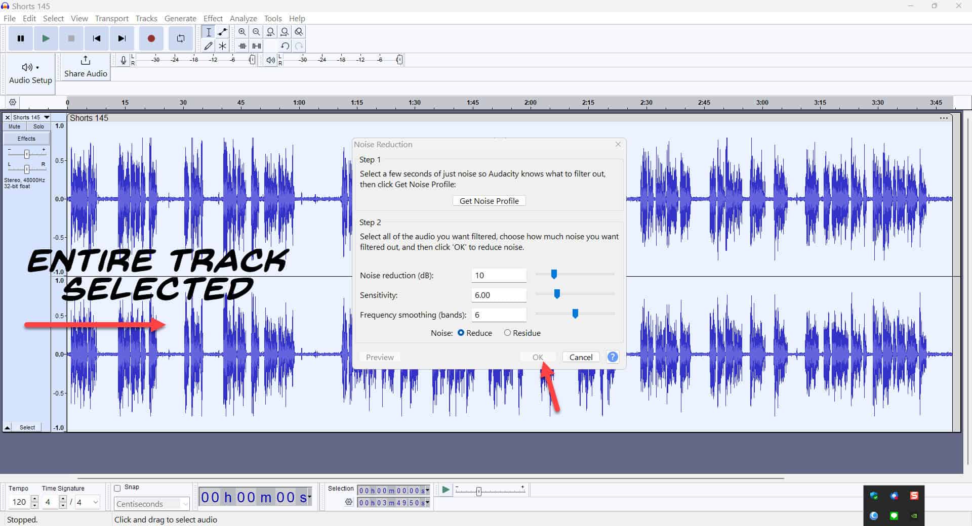 Audio Processing for Voice-overs in Audacity